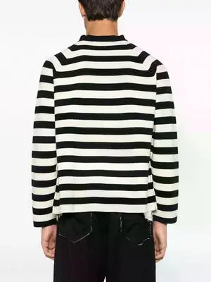 Sunnei Striped Cotton Sweatshirt