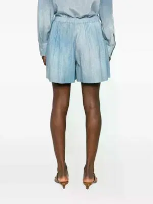Ermanno Scervino Pleated Buttoned Shorts