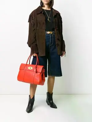 Mulberry Bayswater Tote - Orange