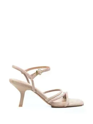 JANET & JANET Strappy Leather Sandals