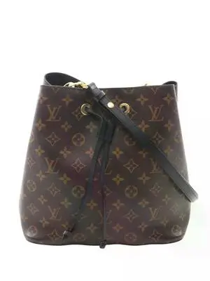 LOUIS VUITTON Monogram Neonoe Mm Bucket Bag - Brown