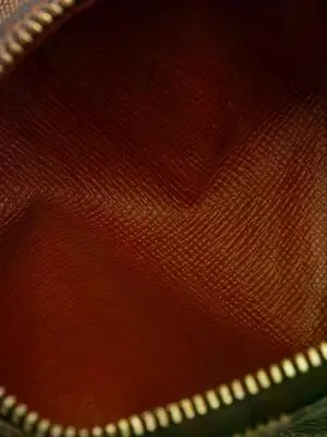 LOUIS VUITTON Damier Ebene Papillon Pochette Handbag - Brown