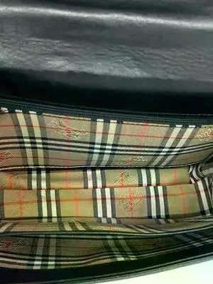 Burberry 20th Century Leather Satchel