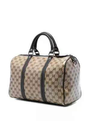 Gucci Medium Gg Crystal Joy Boston Bag - Neutrals