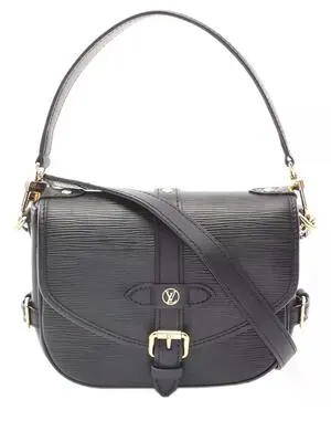 LOUIS VUITTON Epi Saumur Bb Satchel - Black