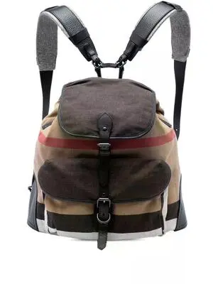 Burberry Mega Check Canvas Korbin Backpack