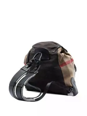 Burberry Mega Check Canvas Korbin Backpack