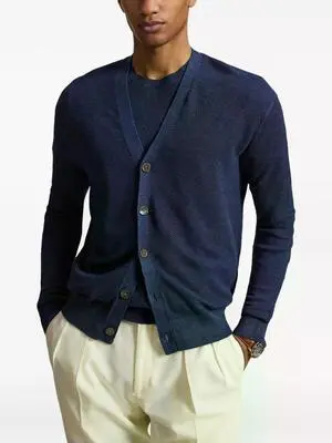 Polo Ralph Lauren Waffle-knit V-neck Cardigan