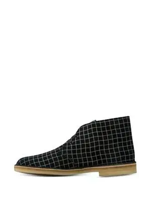 Clarks Grid-pattern Ankle Boots