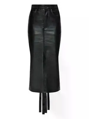 Balenciaga Leather Skirt