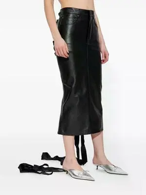 Balenciaga Leather Skirt