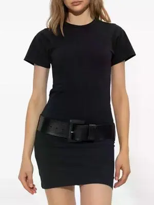 Balenciaga Belted Crewneck Mini Dress