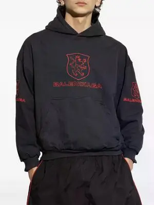 Balenciaga Logo-embroidered Hoodie