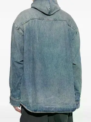 Balenciaga Indigo Hooded Denim Jacket