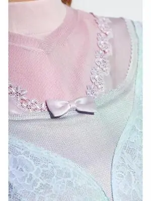 Balenciaga Layered Lace Top