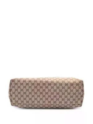 Gucci Gg Canvas Web Tote Bag