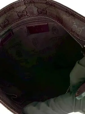 Gucci Gg Imprimé Crossbody Bag - Red