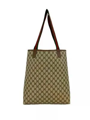 Gucci Gg Supreme Web Tote Bag