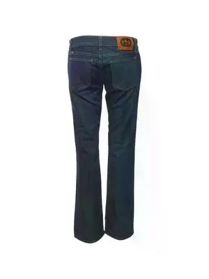 Gucci Logo Patch Flared Jeans