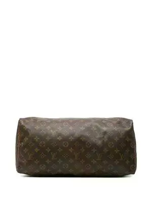 LOUIS VUITTON Monogram Speedy 40 Boston Bag - Brown