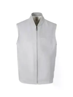 Canali Zip-up Gilet