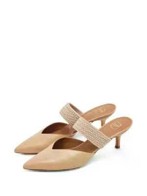 MALONE SOULIERS Maisie Cord Mules - Neutrals