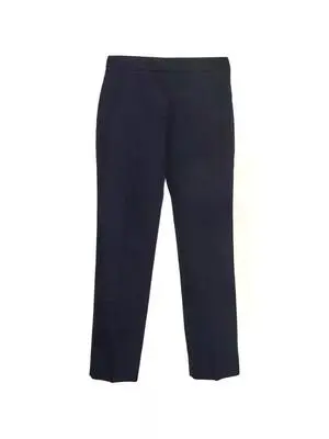 Alexander McQueen Pressed-crease Tailored Trousers - Blue