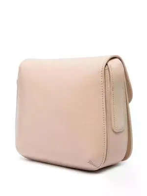 Giorgio Armani La Prima Leather Shoulder Bag - Neutrals