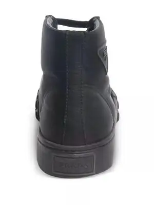 Prada Cassetta Wheel High-top Sneakers