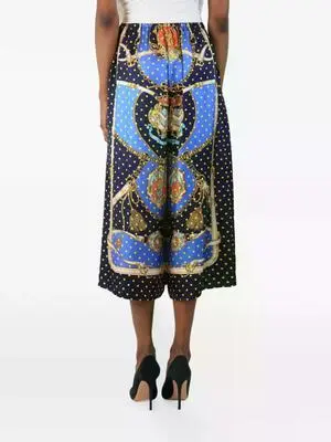 Gucci Polka Dot Printed Silk Trousers