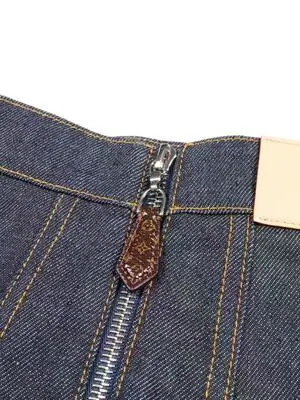 LOUIS VUITTON Zip-fastening Midi Skirt