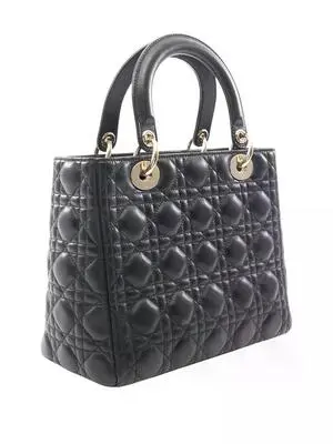 Dior Medium Lady Handbag - Black