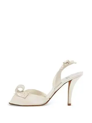 STUART WEITZMAN Embellished Slingback Sandals