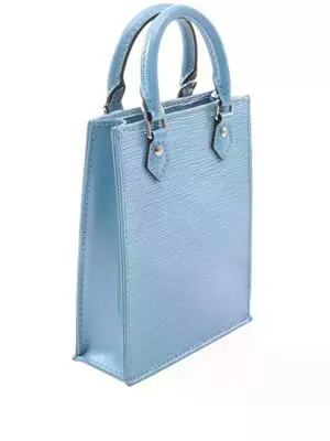 LOUIS VUITTON 2020 Epi Petit Sac Plat Satchel - Blue