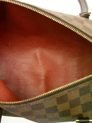 LOUIS VUITTON Damier Ebene Papillon 30 Handbag - Brown