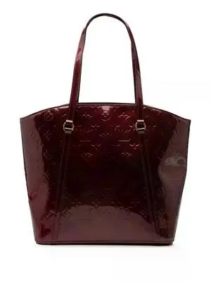 LOUIS VUITTON Monogram Vernis Avalon Mm Tote Bag - Red