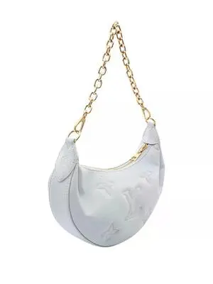LOUIS VUITTON Leather Over The Moon Satchel - Blue