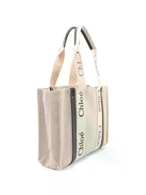 Chloé Woody Tote Bag - Neutrals