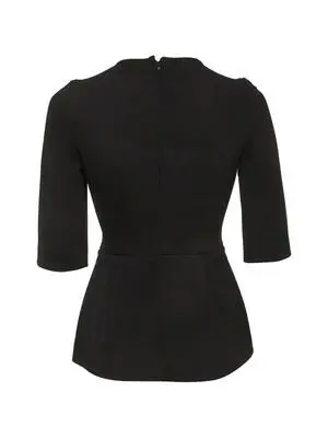 Dolce & Gabbana Twill Peplum Top