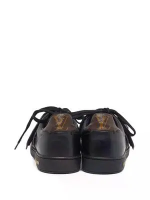 LOUIS VUITTON Monogram Studded Front Row Sneakers