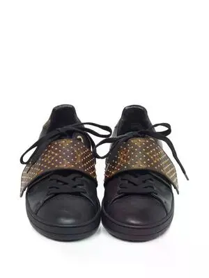 LOUIS VUITTON Monogram Studded Front Row Sneakers
