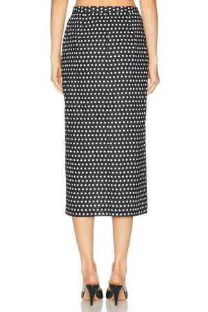 FRAME Polka Dot Skirt