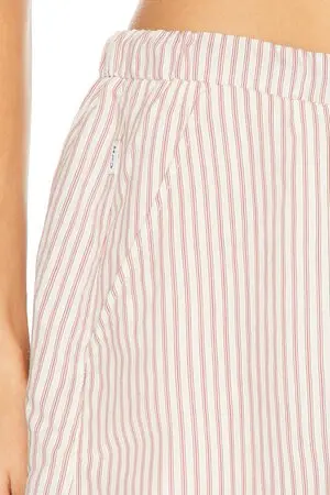 Citizens Of Humanity Este Drawstring Shorts - Raspberry Stripe