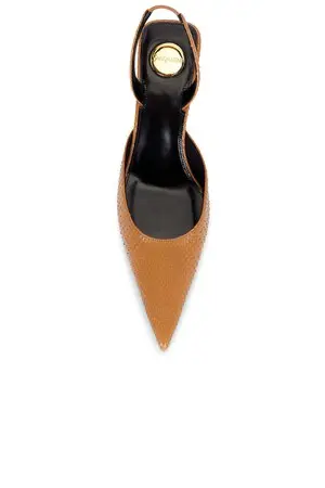 Saint Laurent Misty Python Slingback Pumps