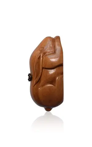 LUCIA ZOLEA Petite Wooden Hare Clutch - Multi
