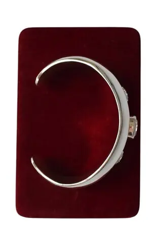 LUCIA ZOLEA Sterling Multi Glass Cabochon Cuff