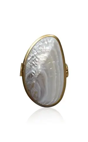LUCIA ZOLEA Petite Mother Of Pearl Clutch - Multi
