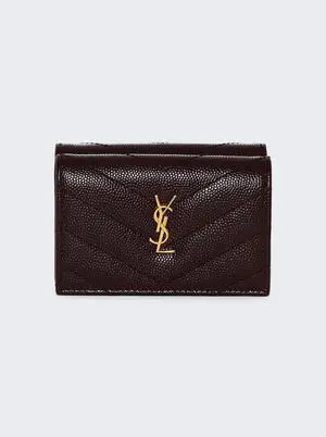 Saint Laurent Wallet Hot Wine - Red