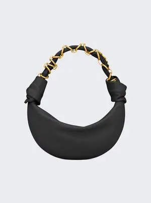 Saint Laurent Mini Amalia Hobo Bag - Black