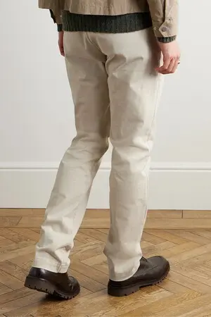 Massimo Alba Ionio2 Straightleg Pleated Cottonblend Twill Pants